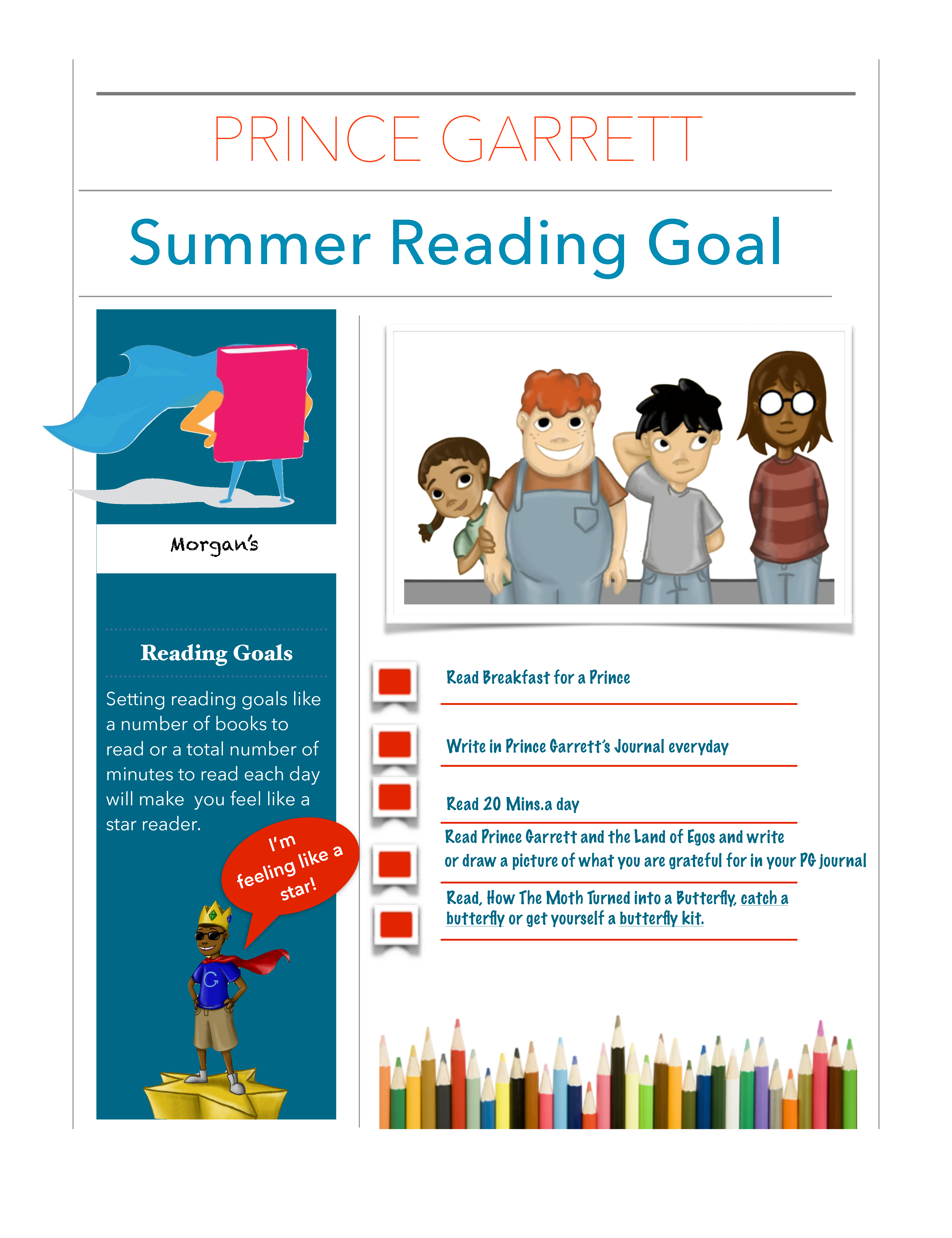Summer Star Reader Program – Prince Garrett